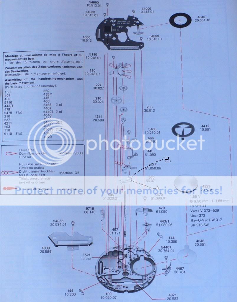 Omega 1438 Schematic Diagram | WatchUSeek Watch Forums